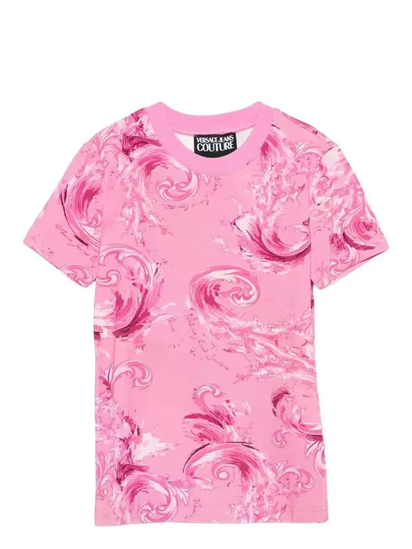 Versace Printed T-shirt - Pink
