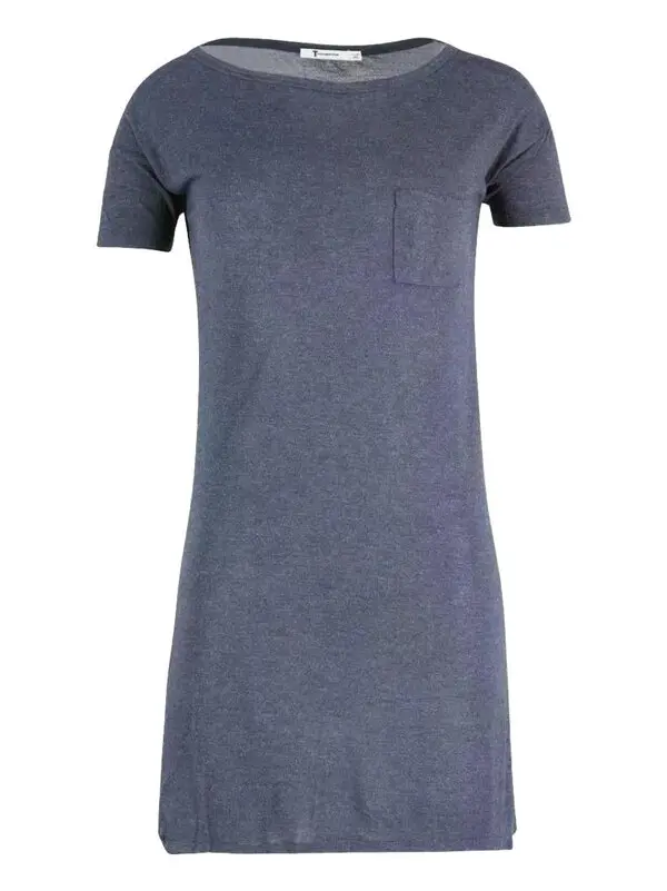 ALEXANDER WANG Scoop-neck T-shirt Dress - Blue