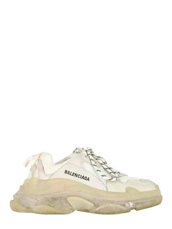 Balenciaga Triple S Clear-sole Low-top Sneakers - Neutrals