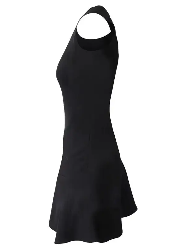 Alaïa Sleeveless Square-neck Mini Dress - Black