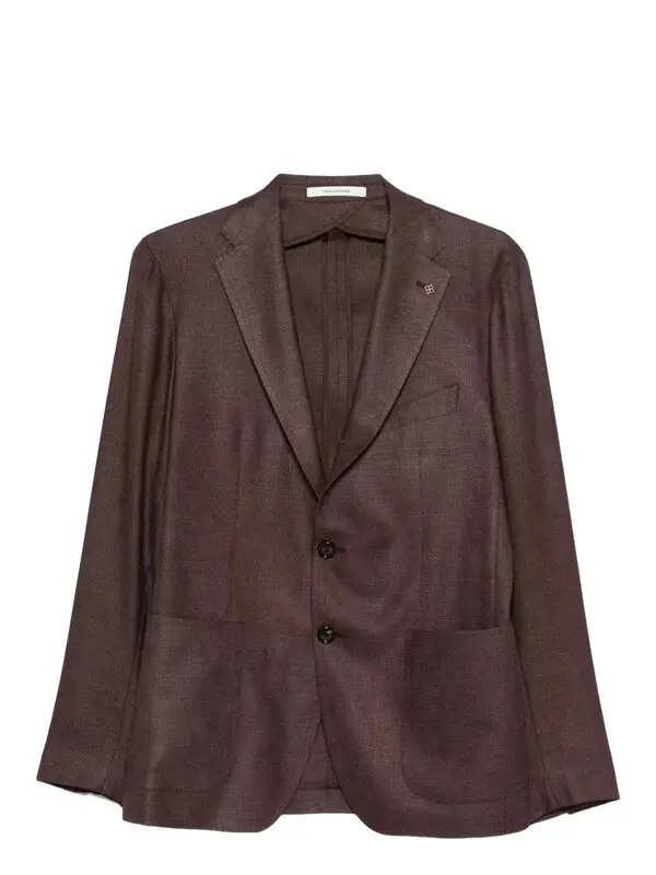 Tagliatore Patch-pocket Blazer - Brown