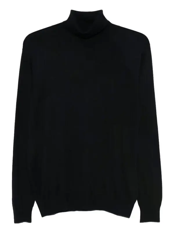 KANGRA Turtleneck Sweater - Blue