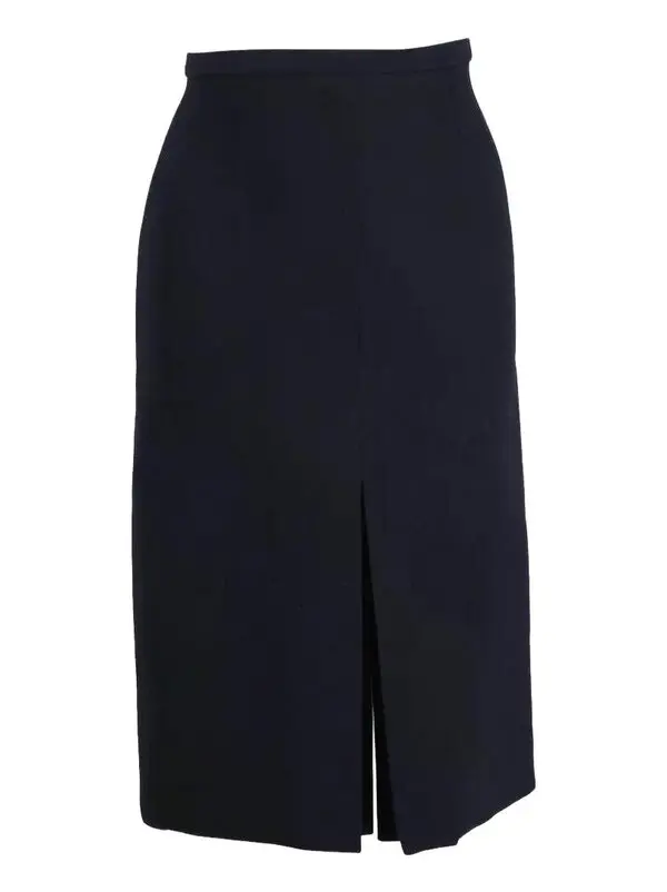 Celine Zip-fastening Midi Skirt - Blue