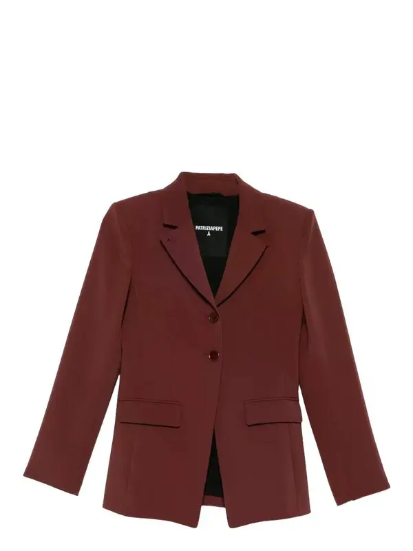 Patrizia Pepe Slim Tailored Blazer - Red