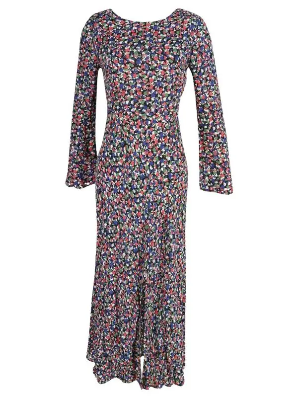 Rixo Mimi Floral-print Maxi Dress - Blue