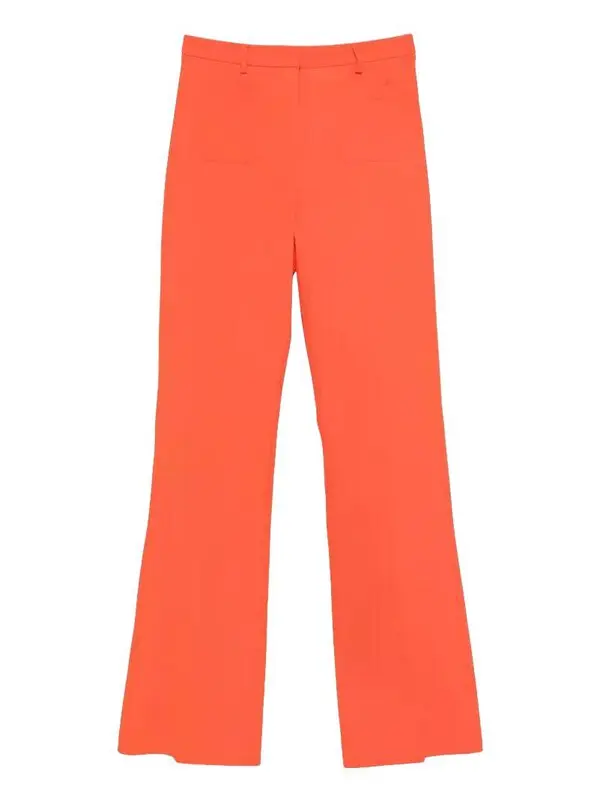 Patrizia Pepe Flared Trousers - Orange