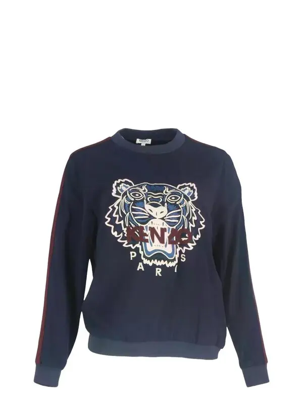 Kenzo Tiger Embroidered Sweatshirt - Blue