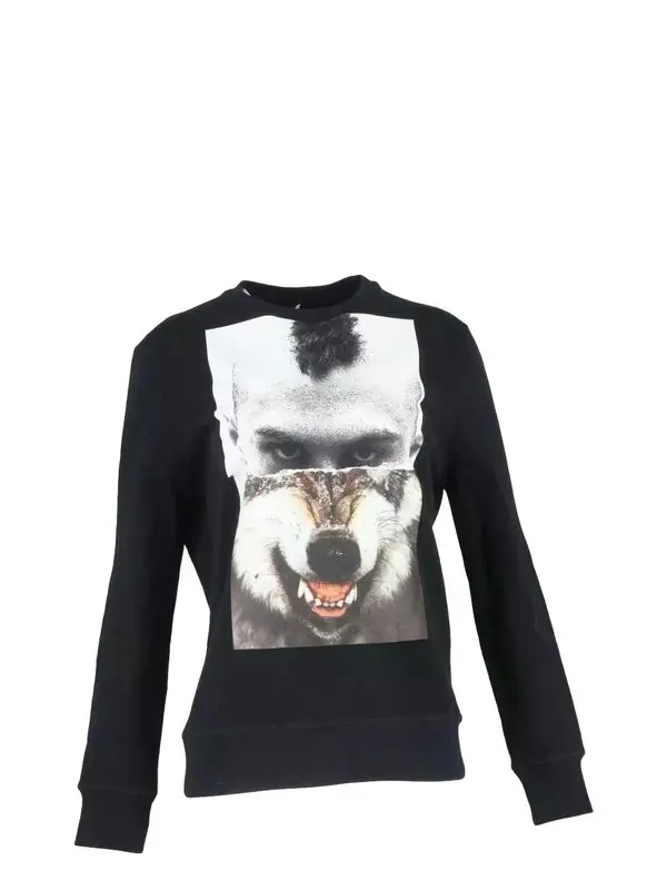 Neil Barrett Wolf-printed Sweatshirt - Black