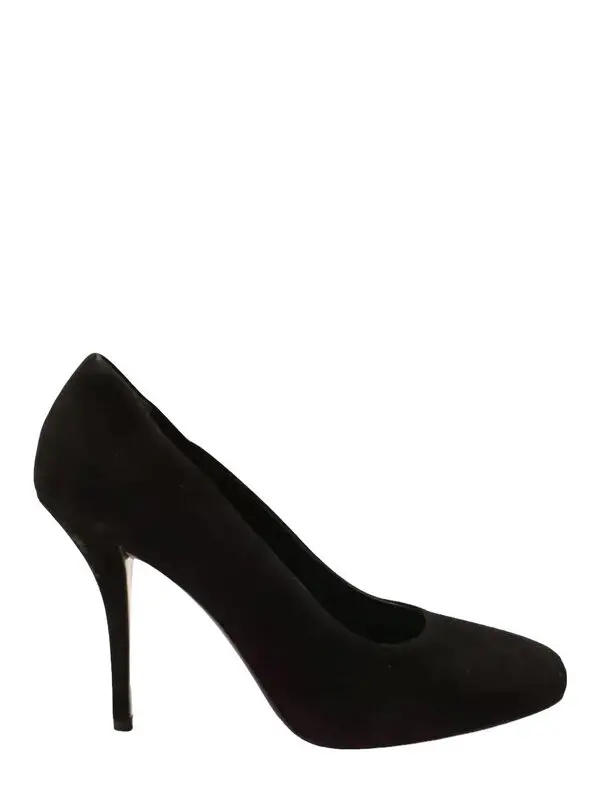 Balenciaga High-heel Suede Pumps - Black