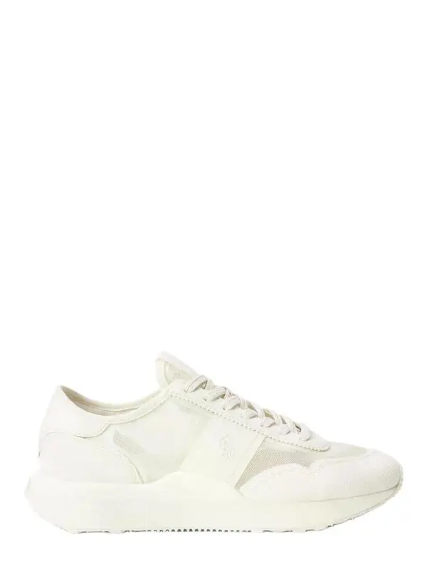 Polo Ralph Lauren Train 89 Tonal Stripes Sneakers - White