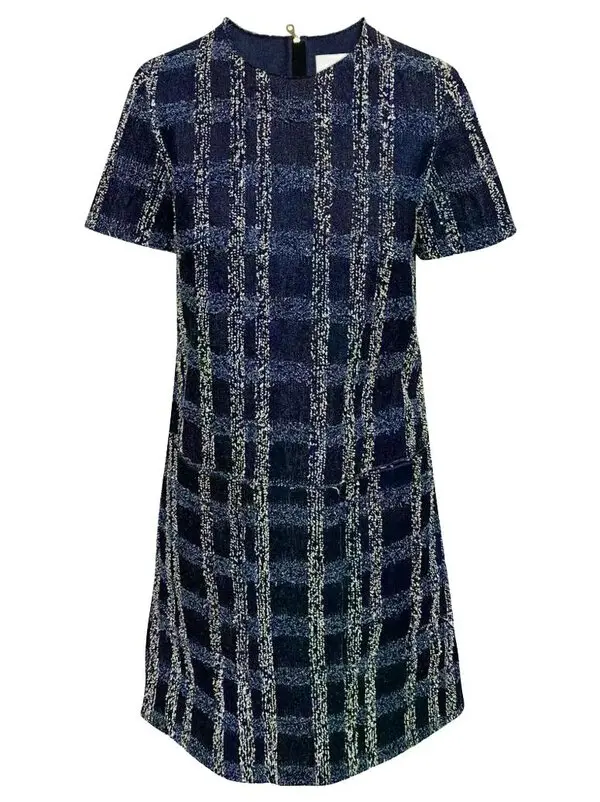 Erdem Octavia Mini Dress - Blue