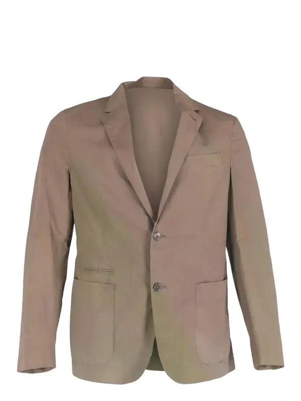 Ermenegildo Zegna Patch-pockets Single-breasted Blazer - Brown
