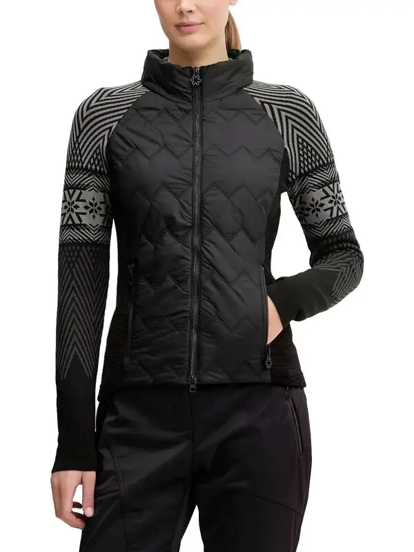 NEWLAND Quilted Patterned Jacket - Black