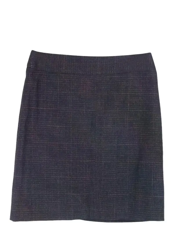 Chloé Plaid Mini Skirt - Blue
