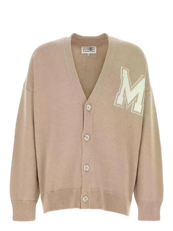 MAISON MARGIELA Two-in-one V-neck Cardigan - Neutrals