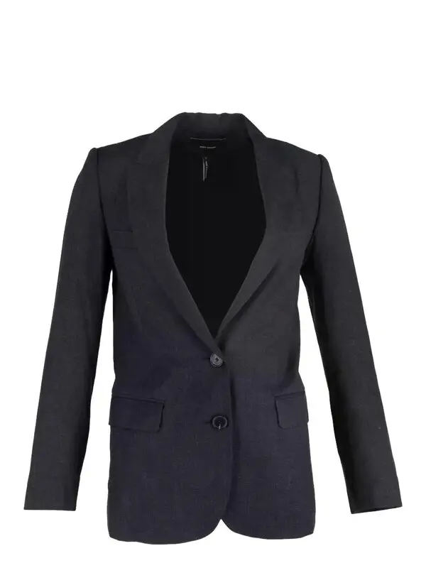 ISABEL MARANT VINTAGE Single-breasted Blazer - Black