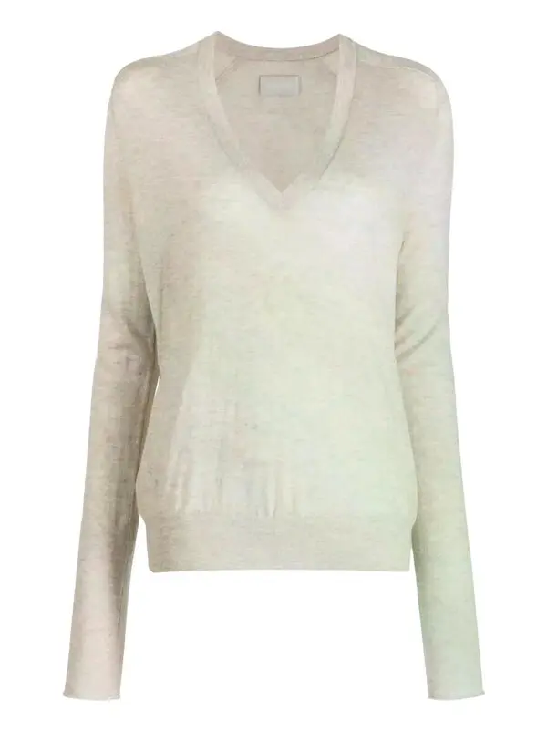 Zadig&Voltaire V-neck Cashmere Jumper - Multicolour
