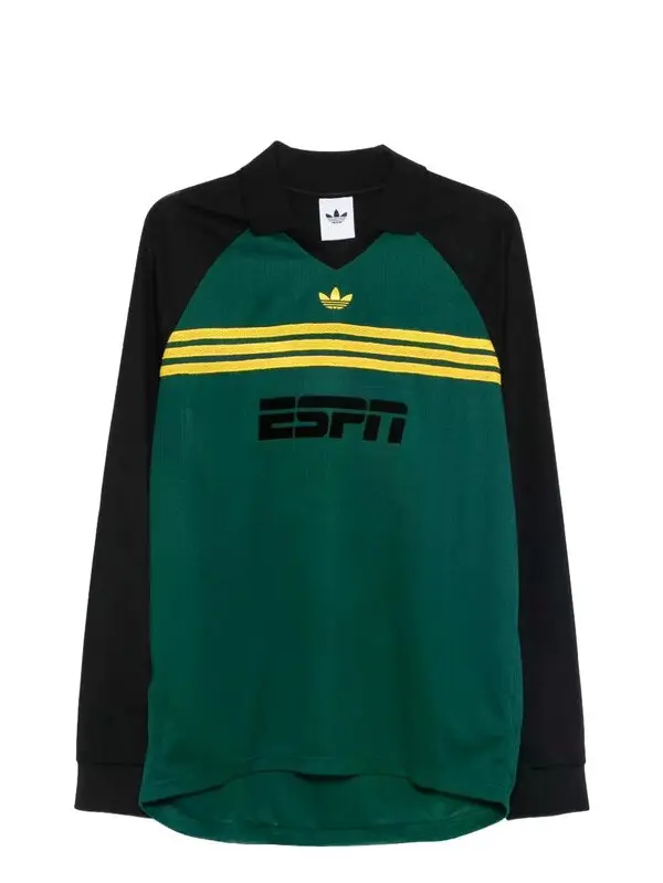 Adidas Striped Long-sleeve T-shirt - Green