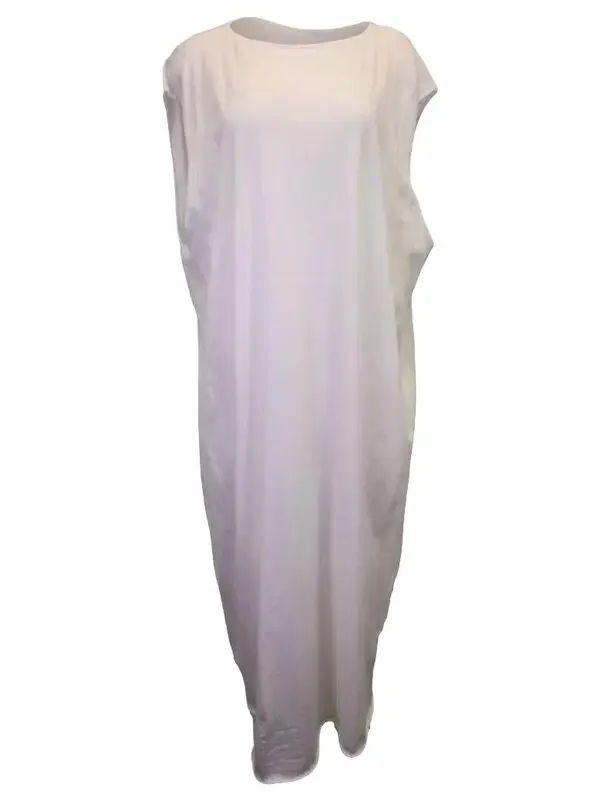 THE ROW Rita Crew-neck Maxi Dress - White