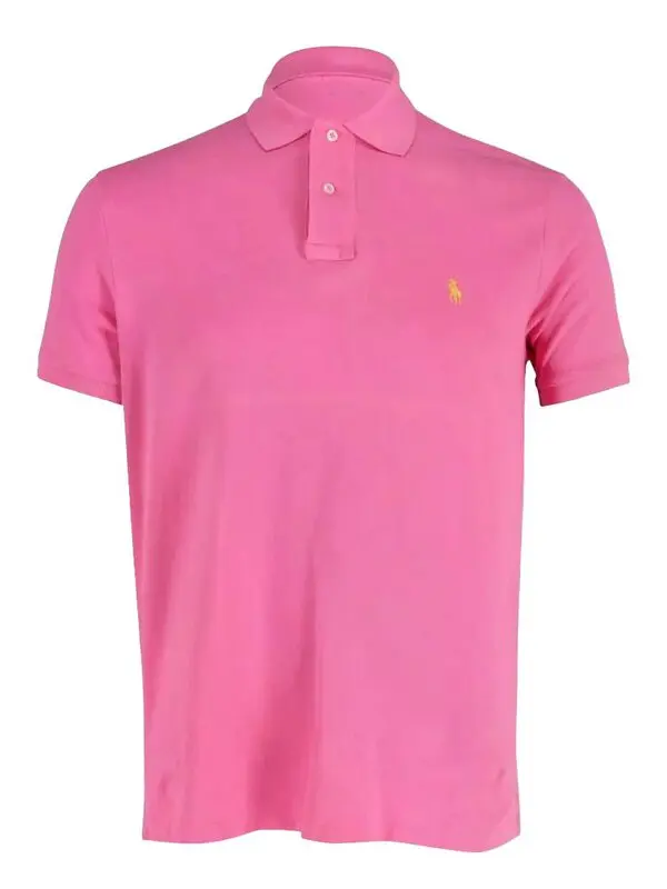 Ralph Lauren Logo-embroidered Polo Shirt - Pink