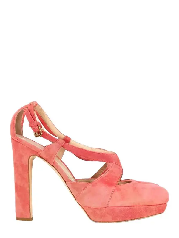 JIL SANDER Cross-strap Platform Pumps - Pink