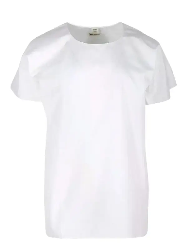 Hermès Short-sleeve Round-neck T-shirt - White