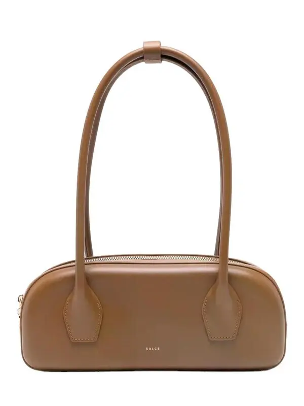 SALCE Rounded Shoulder Bag - Brown