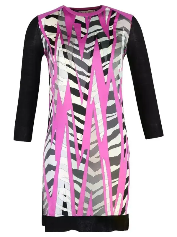 Emilio Pucci Printed Dress - Black