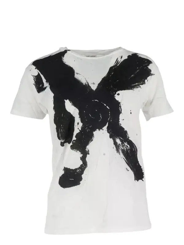 Saint Laurent X Bruce Conner Printed T-shirt - White