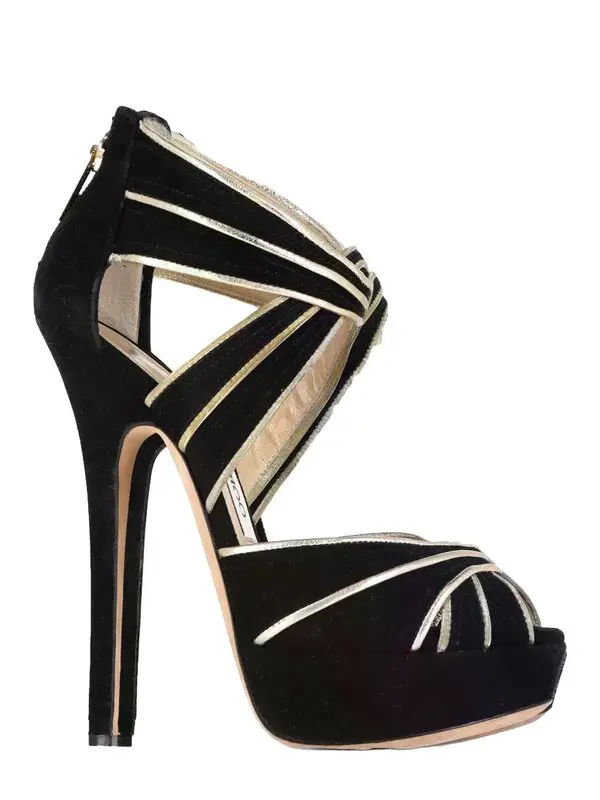 JIMMY CHOO Koko Platform Sandals - Black