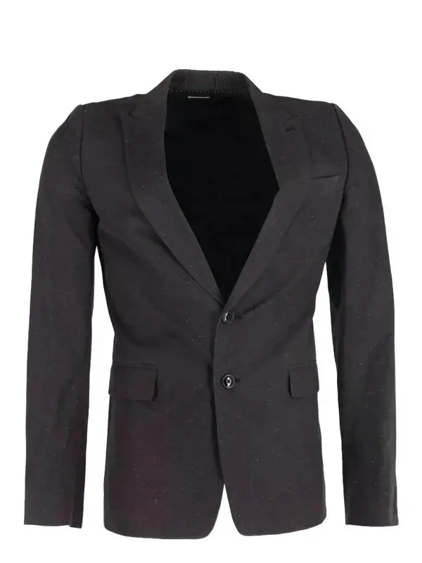 Dries Van Noten Wool Single-breasted Blazer - Black
