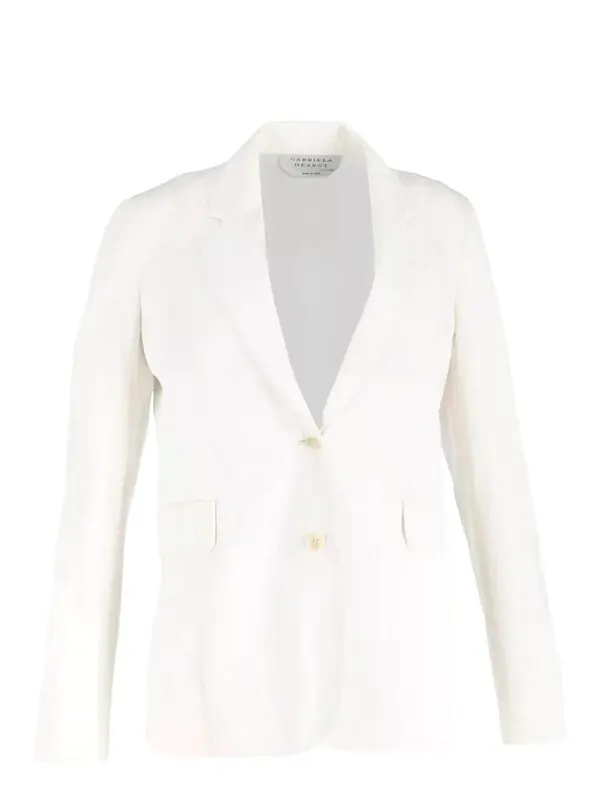 Gabriela Hearst Single-breasted Wool Blazer - White