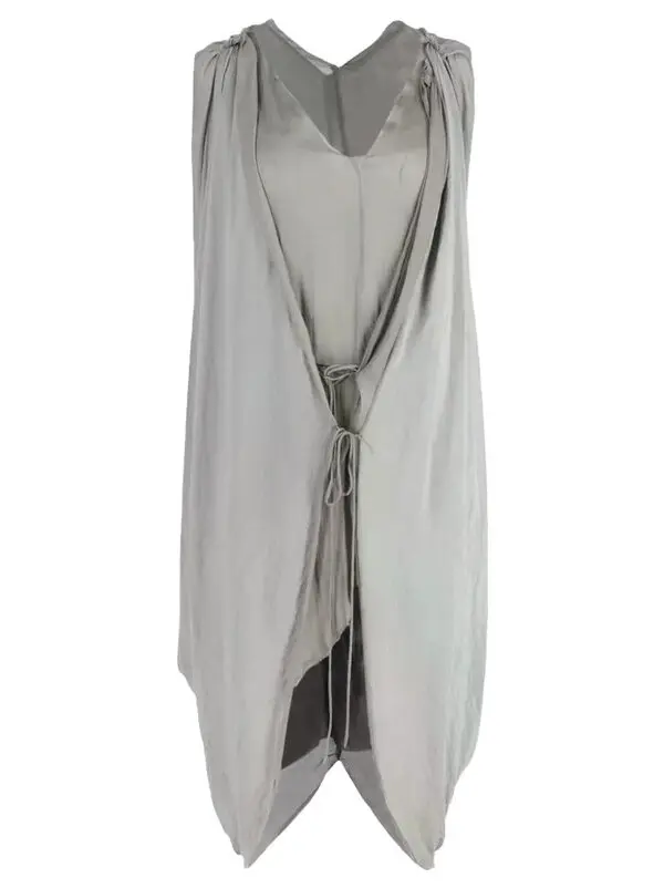 LANVIN Draped Midi Dress - Grey
