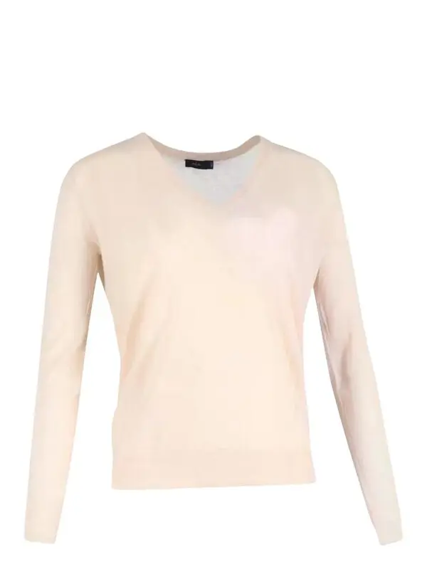 JOSEPH V-neck Wool Sweater - Neutrals