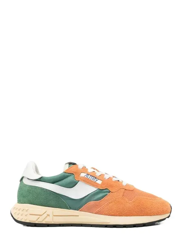 AUTRY Reelwind Panelled Sneakers - Orange