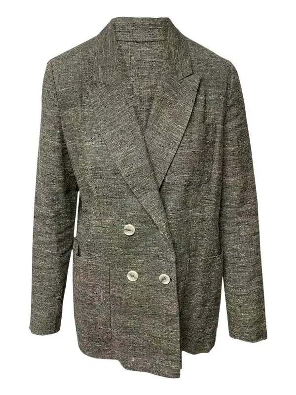 ISABEL MARANT VINTAGE Kelis Double-breasted Blazer - Grey