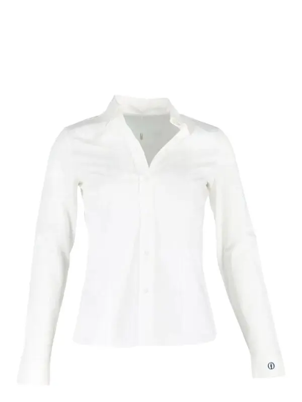 BOSS Button-fastening Cotton Shirt - White
