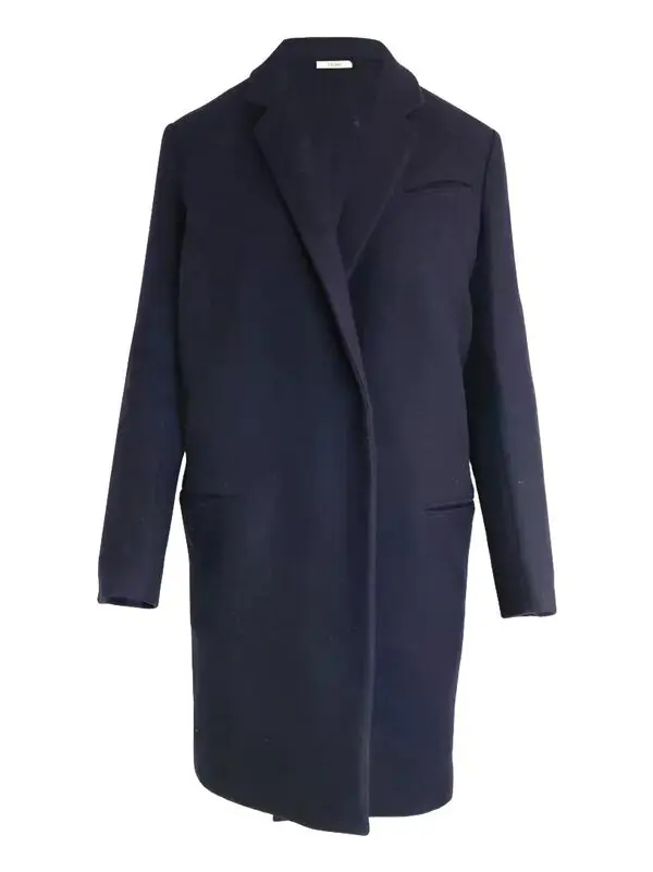 Celine Open-front Wool Coat - Blue