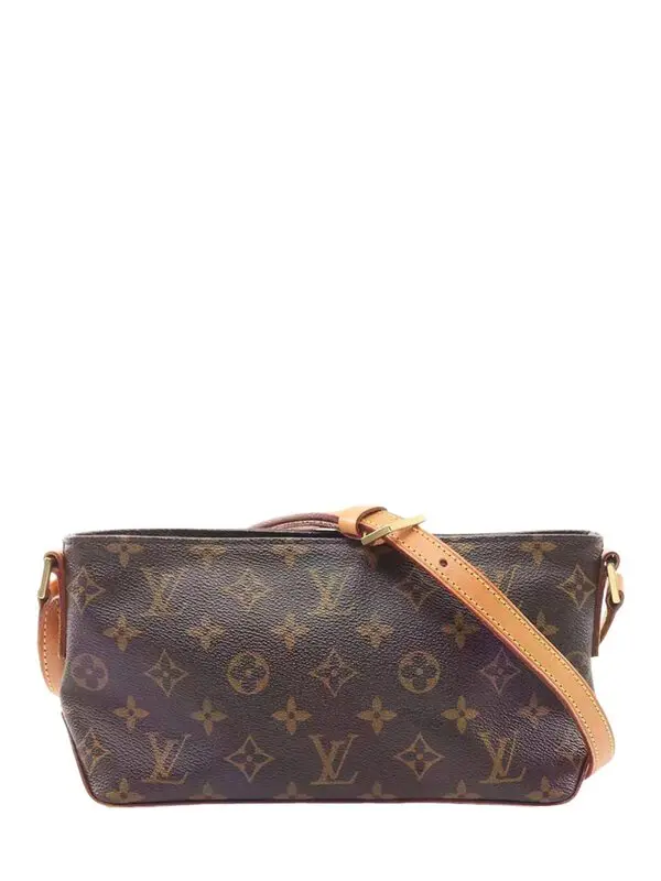 LOUIS VUITTON 2002 Monogram Trotteur Crossbody Bag - Brown