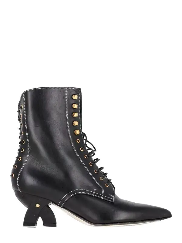Loewe Lace-up Ankle Boots - Black