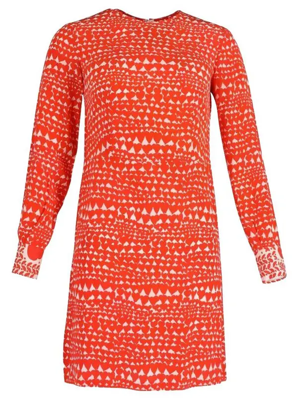 Stella McCartney Gabel Heart-print Mini Dress - Red