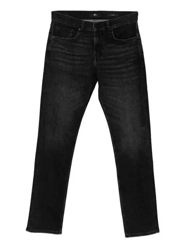 7 For All Mankind Slim Fit Jeans - Black