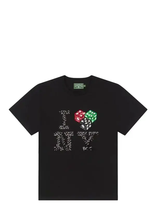 DENIM TEARS Cee-lo Ny Tee Print T-shirt - Black