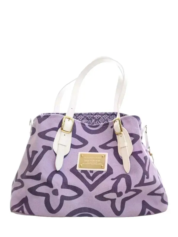 LOUIS VUITTON 2008 Monogram Tahitienne Cabas Pm Tote Bag - Purple