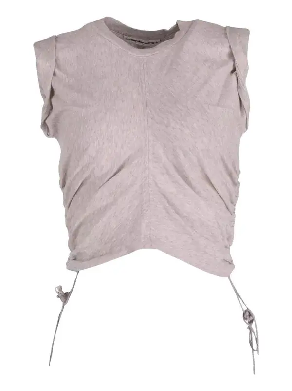 ALEXANDER WANG Ruched Top - Grey