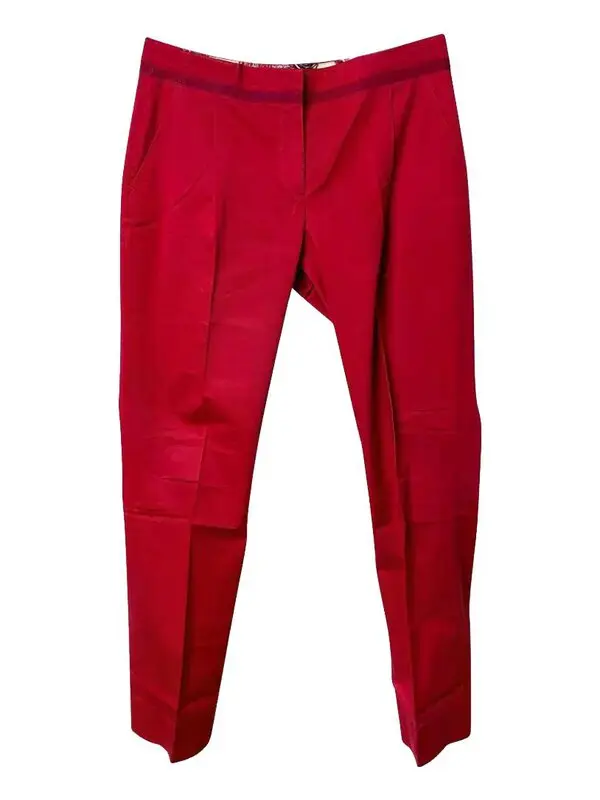 FERRAGAMO Straight-leg Trousers - Red