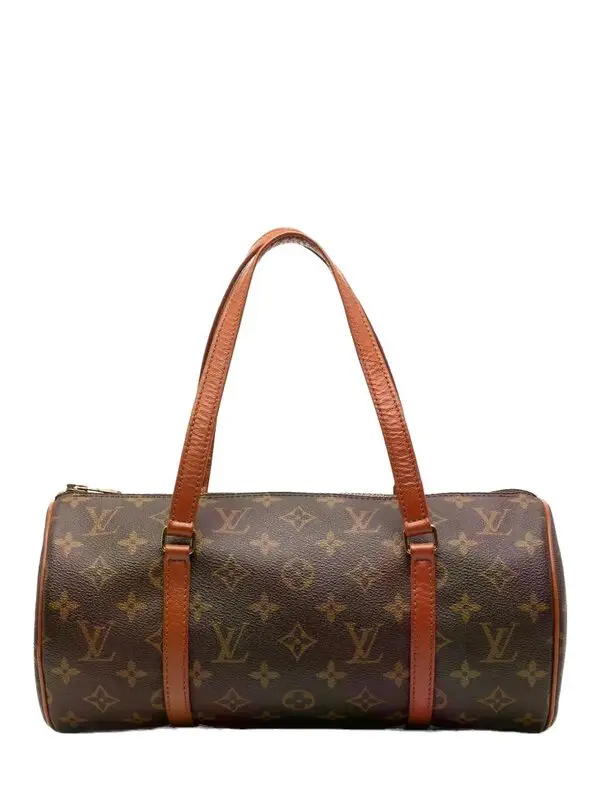 LOUIS VUITTON 1988 Monogram Papillon 30 Handbag - Brown