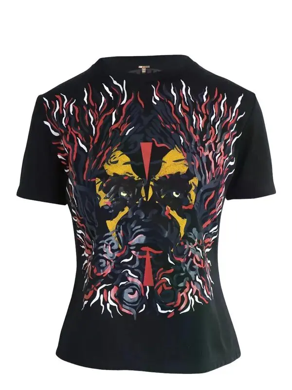 LOUIS VUITTON Graphic-print T-shirt - Black
