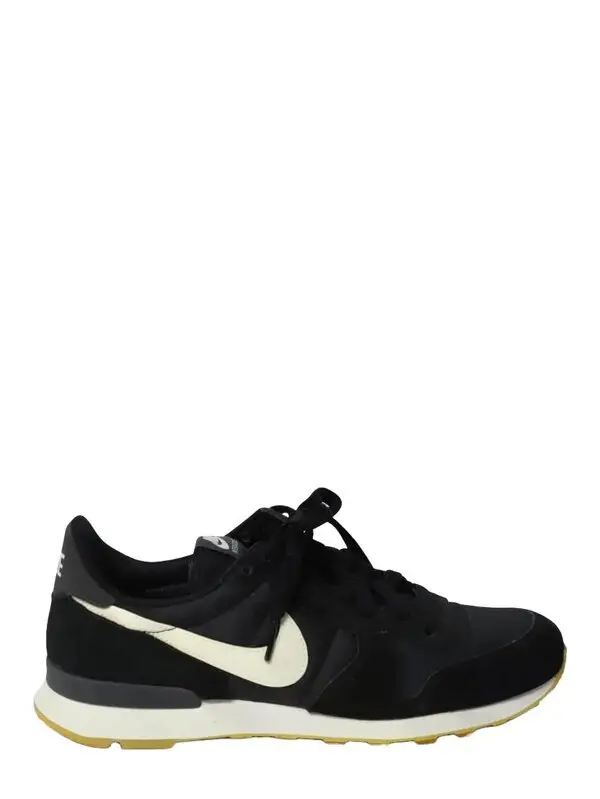 Nike Lace-up Suede Sneakers - Black