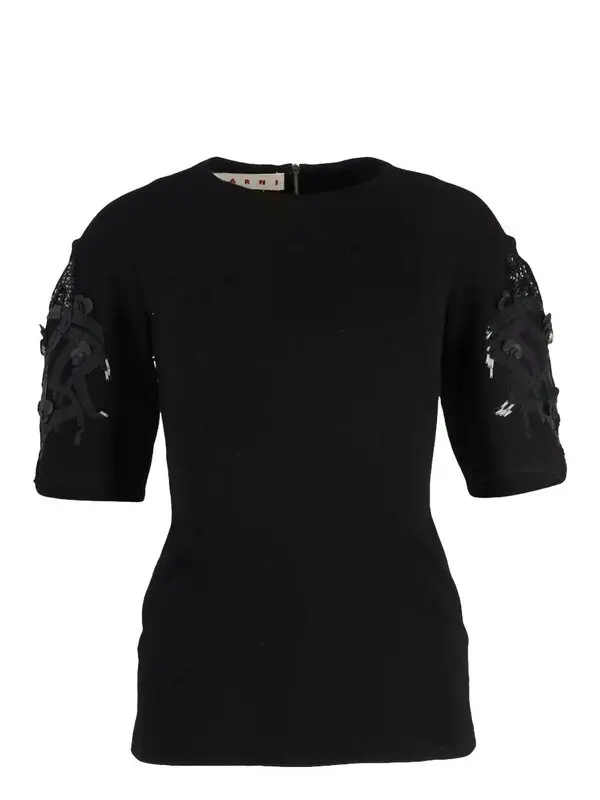 Marni Balloon-sleeve Blouse - Black